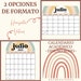 2023-2024 Spanish Academic Printable Calendar With Boho Design ...
