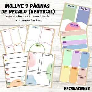 2023-2024 Spanish Printable Calendar With Watercolor Design updated ...
