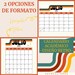 2023-2024 Spanish Academic Printable Calendar With Retro Design ...