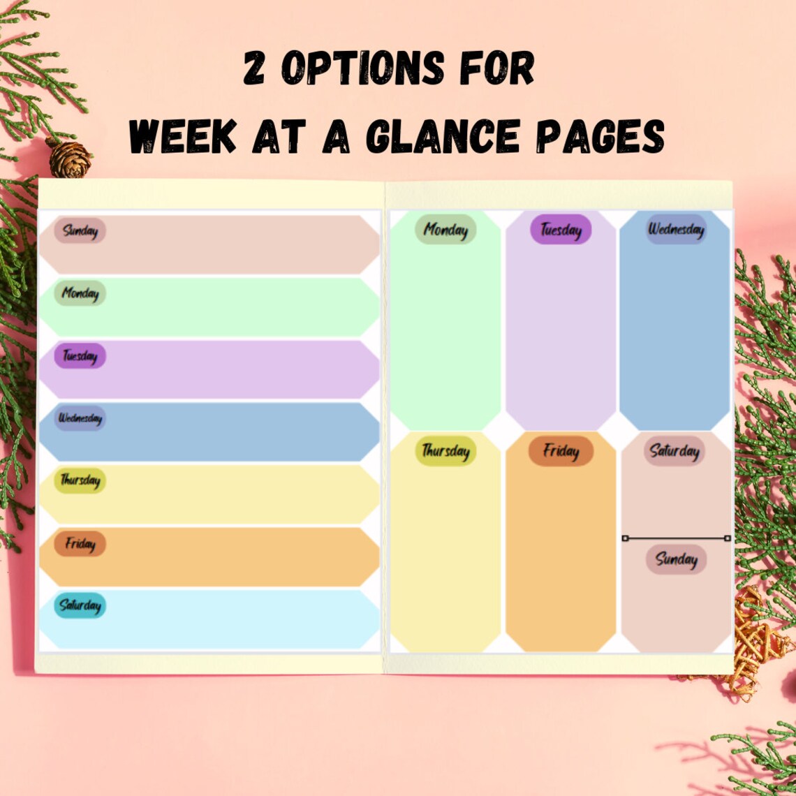 2023 Watercolor Printable Calendar - English - Etsy