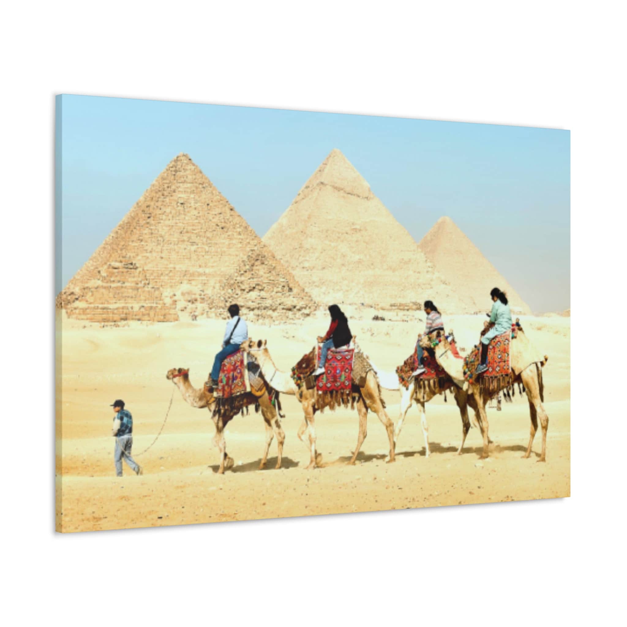 Egyptian Pyramids Canvas Print,egyptian Wall Art. Pyramids of Giza ...