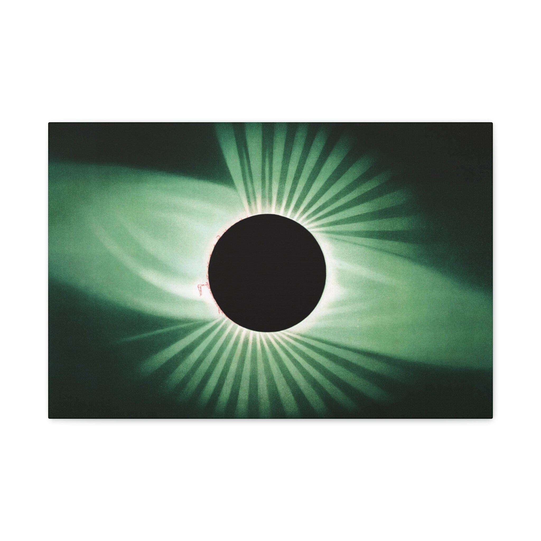 Total Eclipse of the Sun Canvas Print,eclipse Canvas Wall Art, Space ...