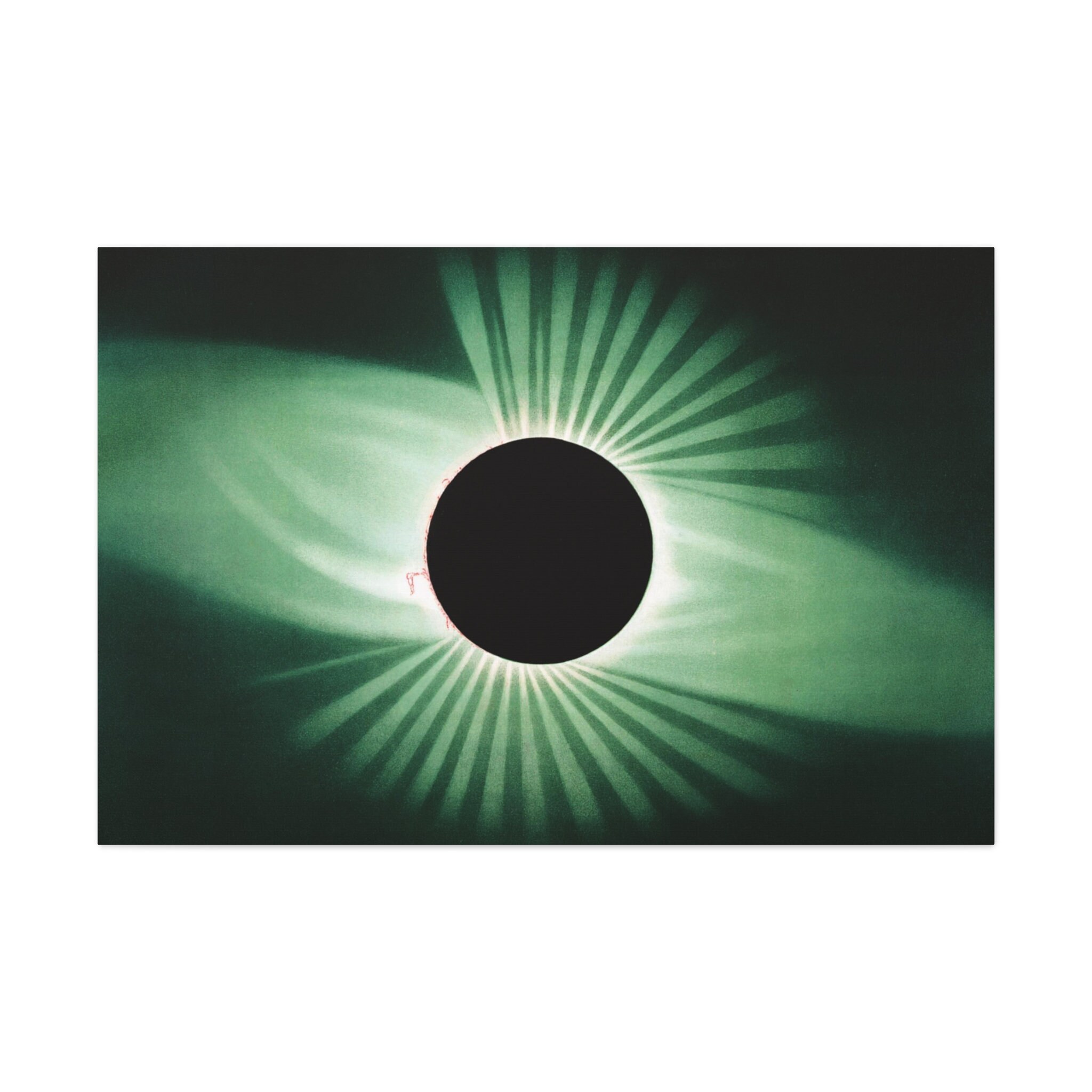 Total Eclipse of the Sun Canvas Print,eclipse Canvas Wall Art, Space ...