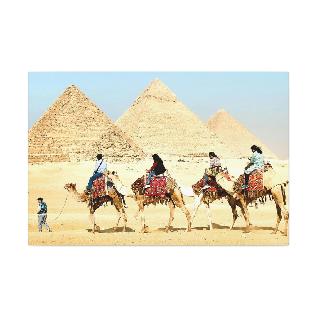 Egyptian Pyramids Canvas Printegyptian Wall Art. Pyramids of - Etsy