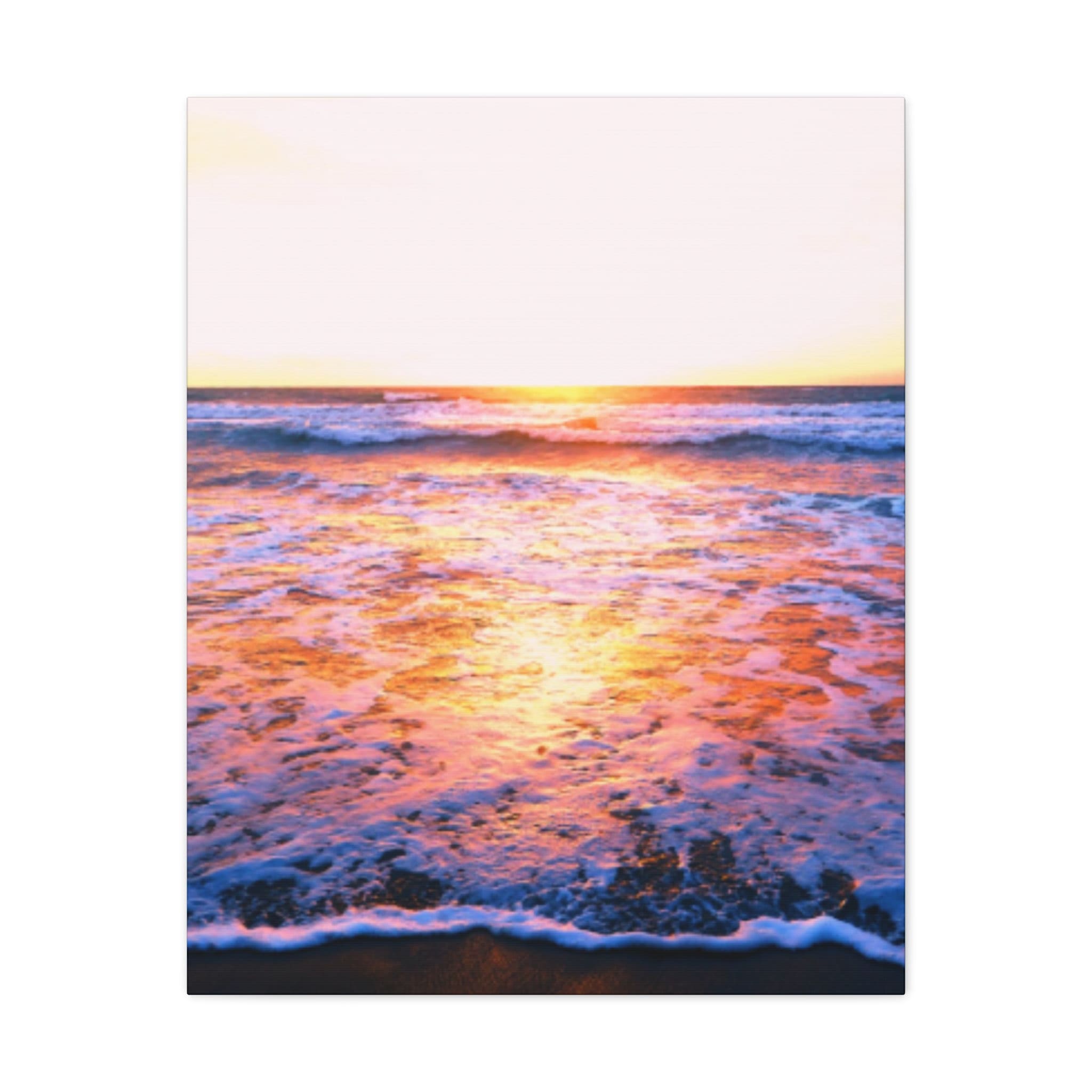 Sunrise or Sunset Over the Water Canvas Print,sunrise or Sunset Canvas ...