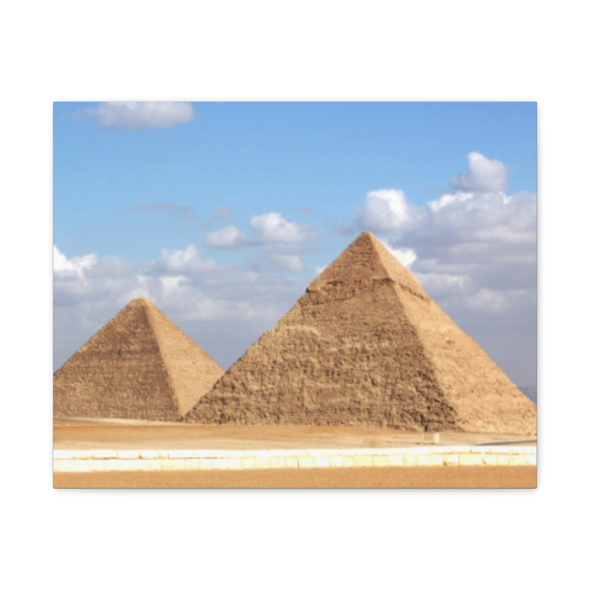 Egyptian Pyramids Canvas Print,egyptian Wall Art.pyramids of Giza ...