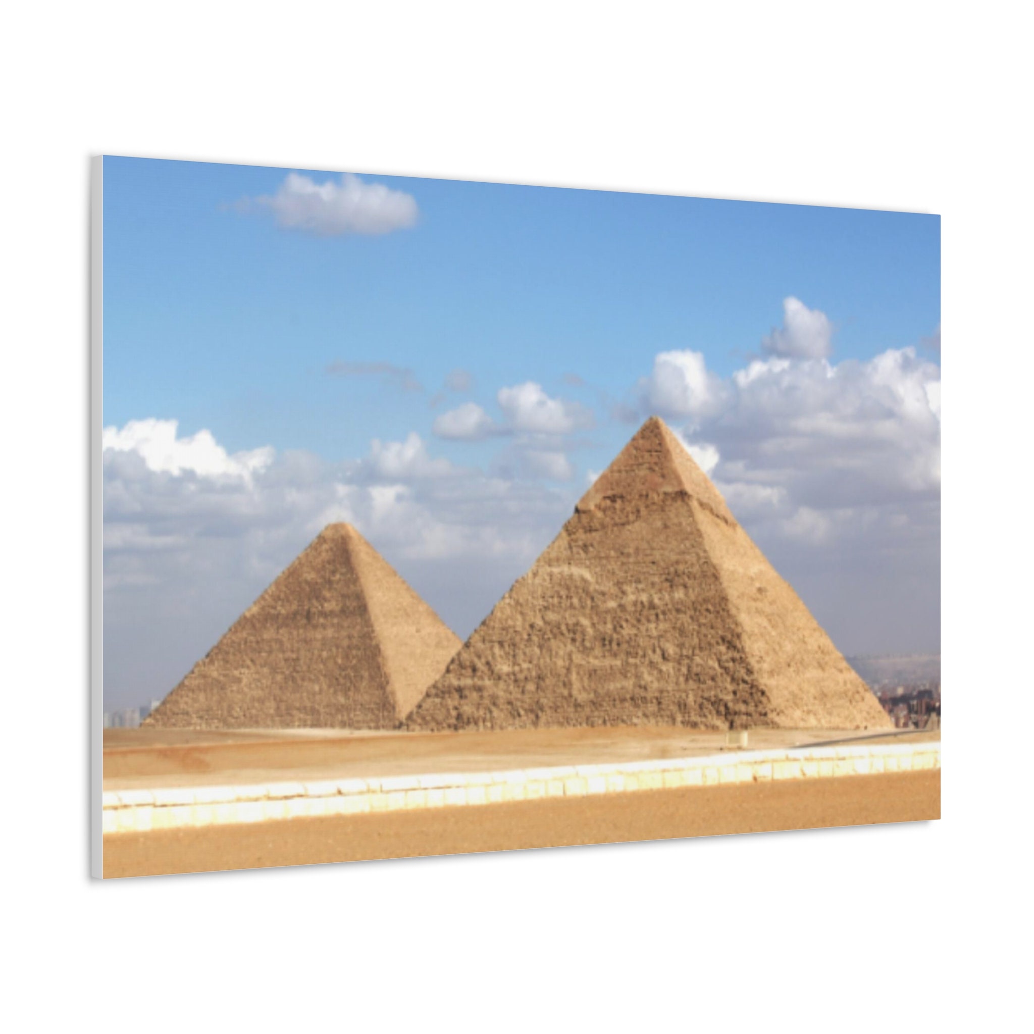 Egyptian Pyramids Canvas Print,egyptian Wall Art.pyramids of Giza ...