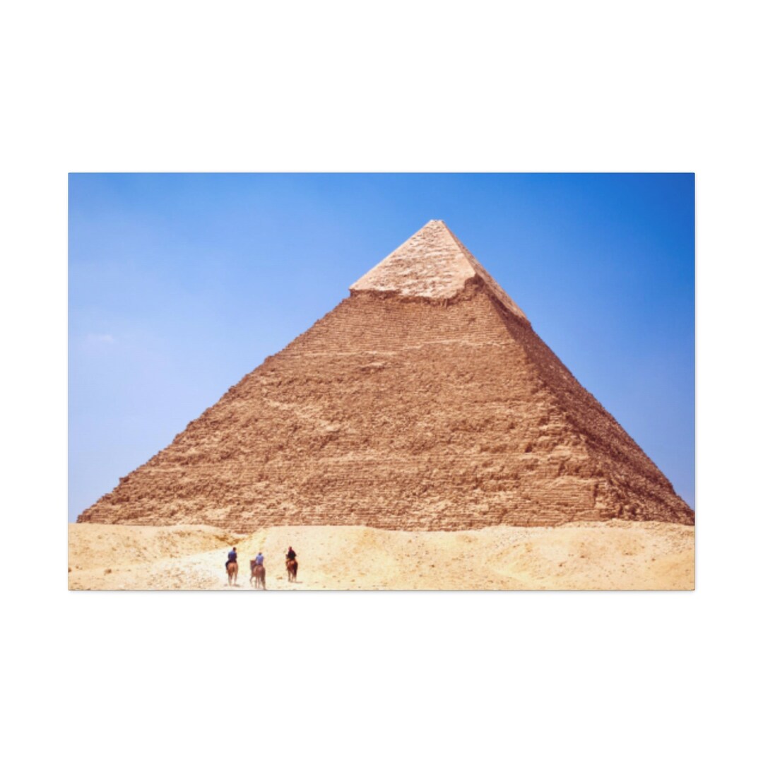 Egyptian Pyramids Canvas Print,egyptian Wall Art. Pyramids of Giza ...