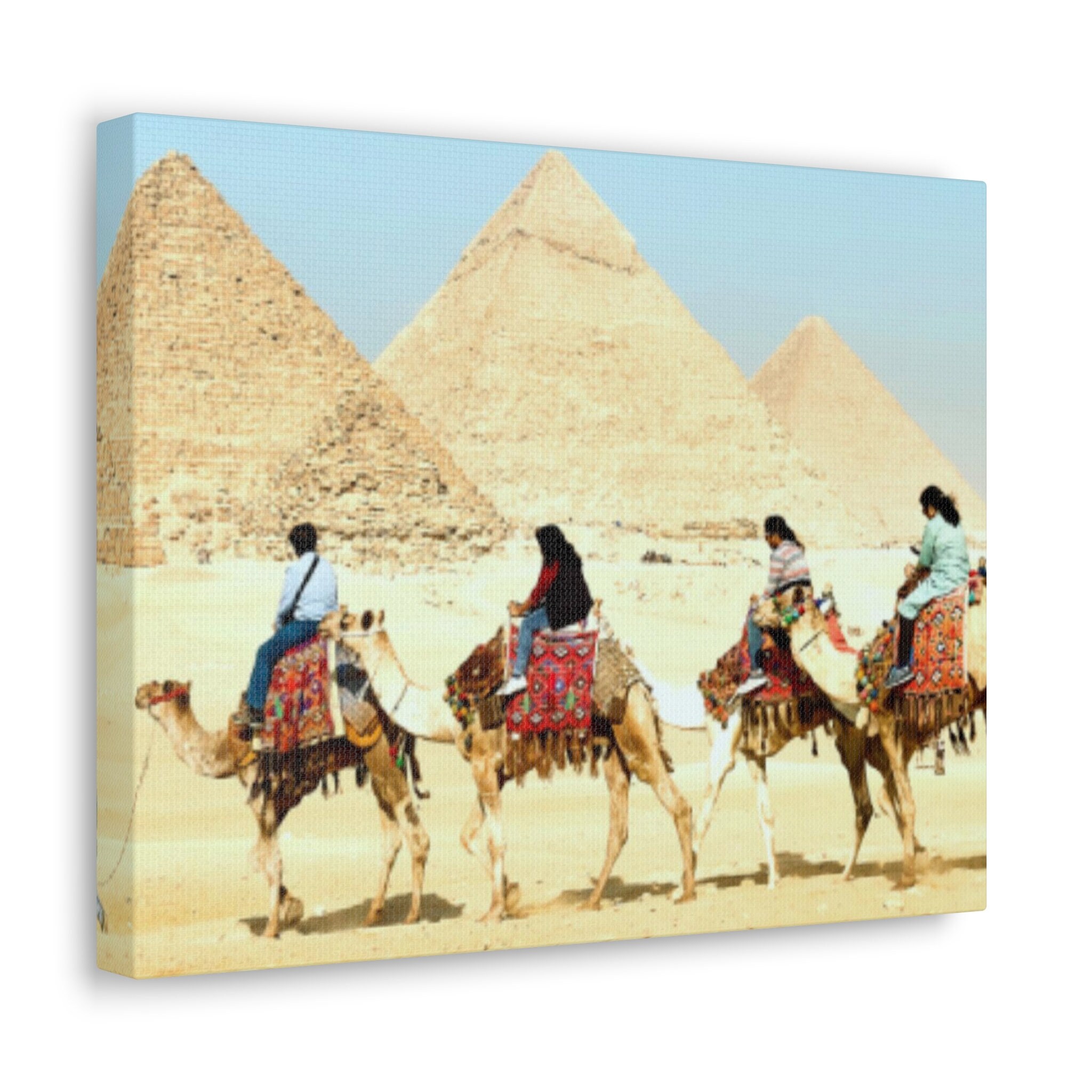 Egyptian Pyramids Canvas Print,egyptian Wall Art. Pyramids of Giza ...
