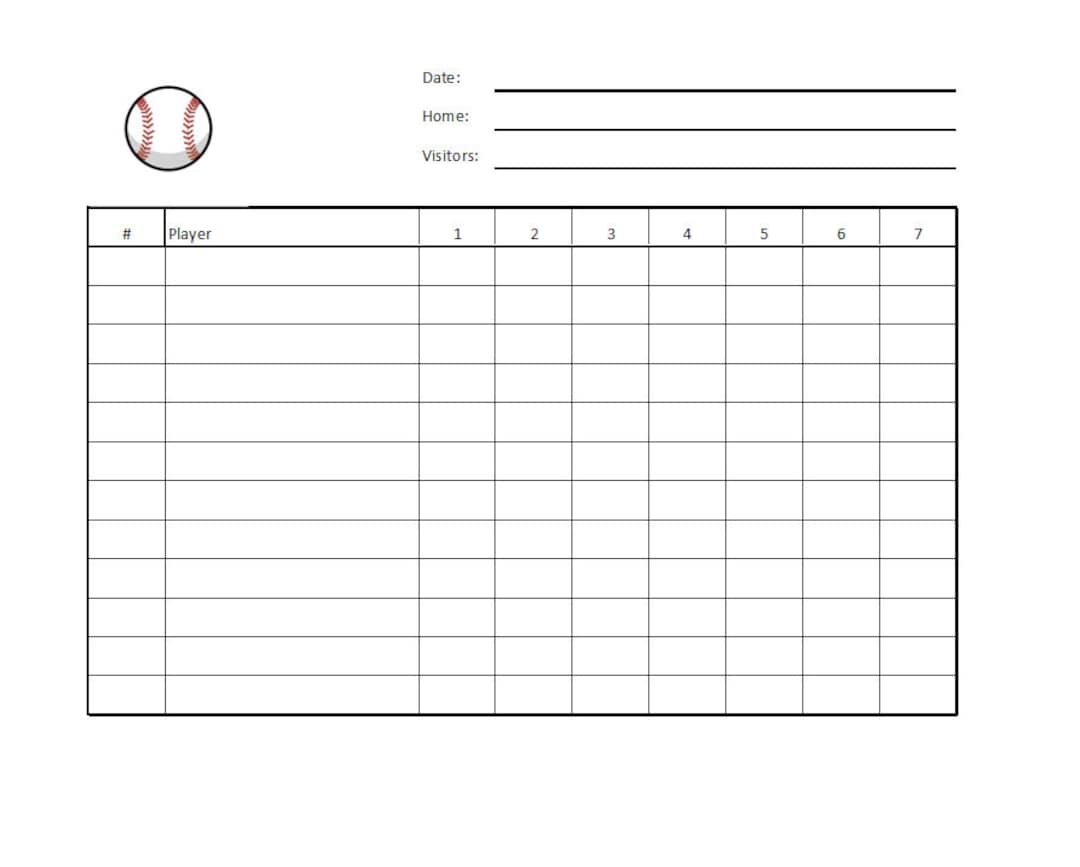 T-ball/coach Pitch Game Planner - Etsy