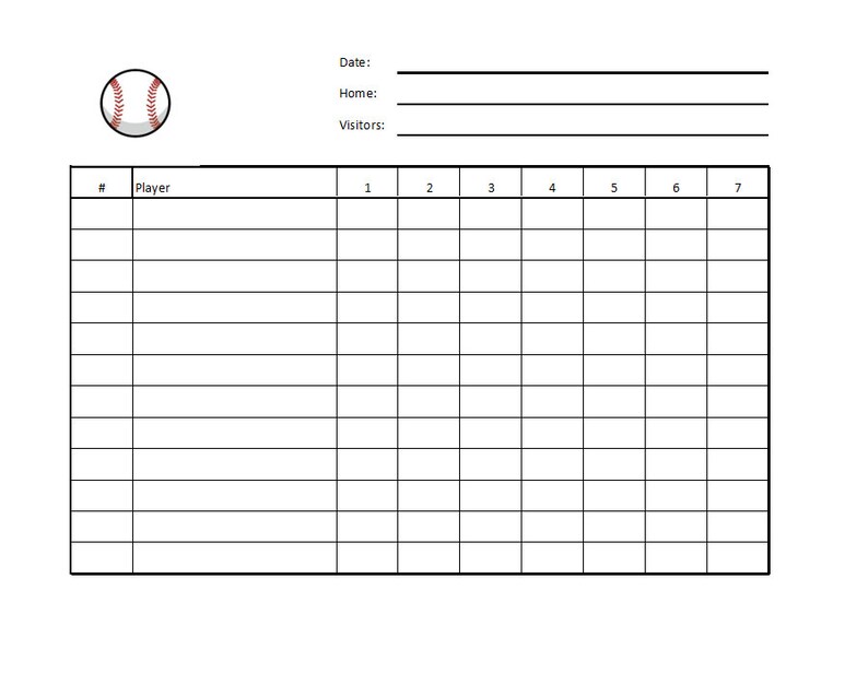 T-ball/coach Pitch Game Planner - Etsy