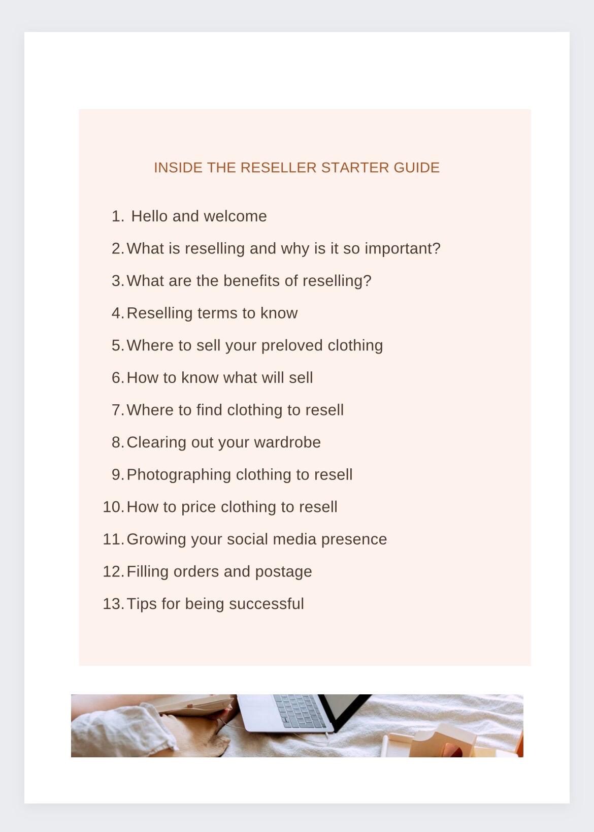 Reseller Beginner Guide - Etsy