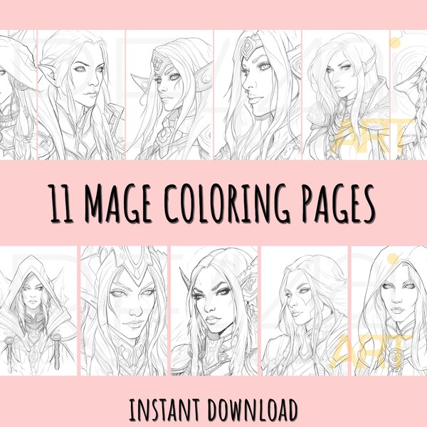 Rpg Coloring Pages - Etsy Australia