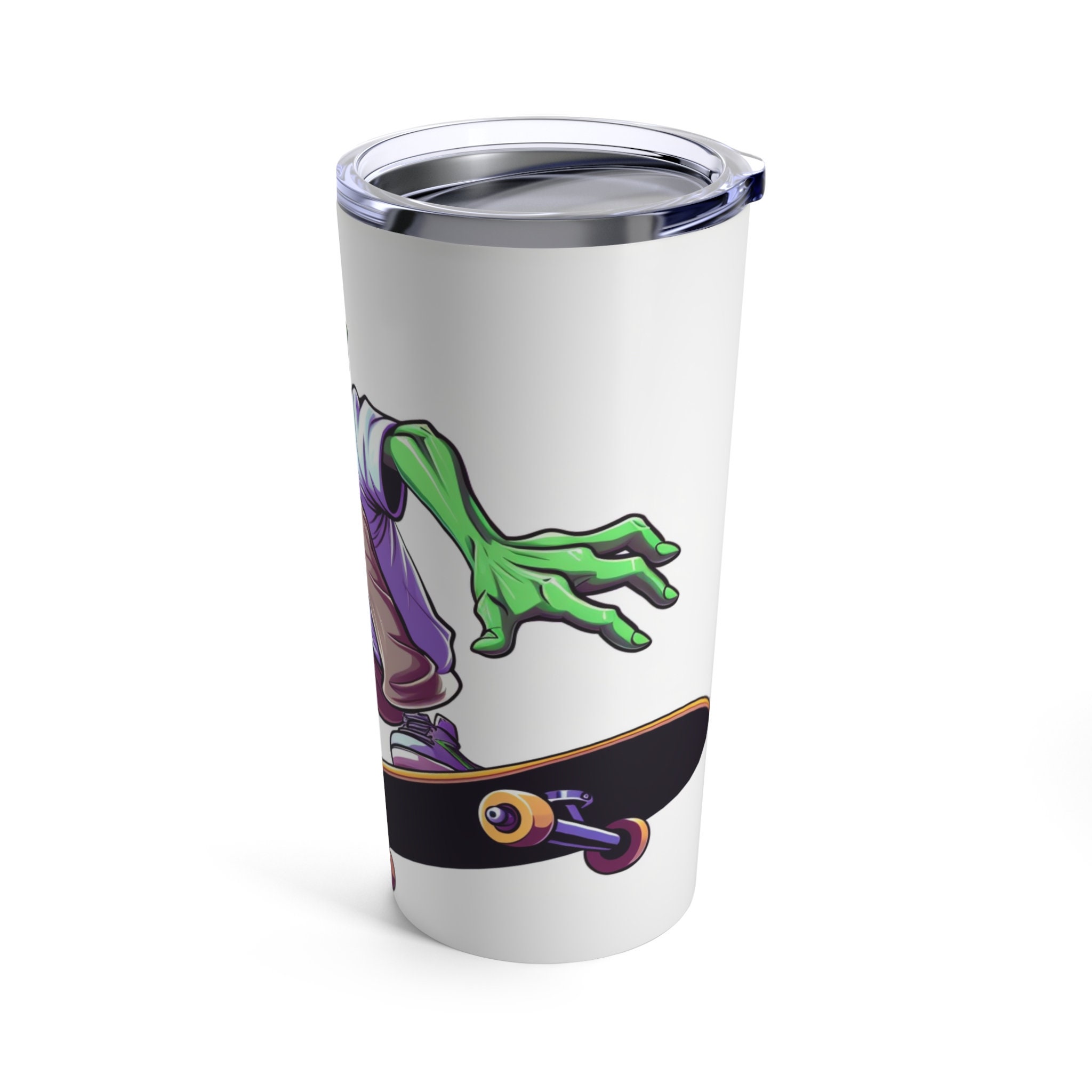 Alien Skater, Alien Street Art, Alien, Skater, Stainless Steel, Tumbler ...
