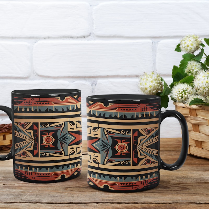 Native Design Travel Mugs - Etsy