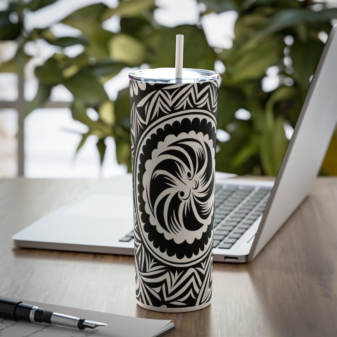 Samoan Inspired Pacific Island Design Skinny Steel Tumbler - Etsy