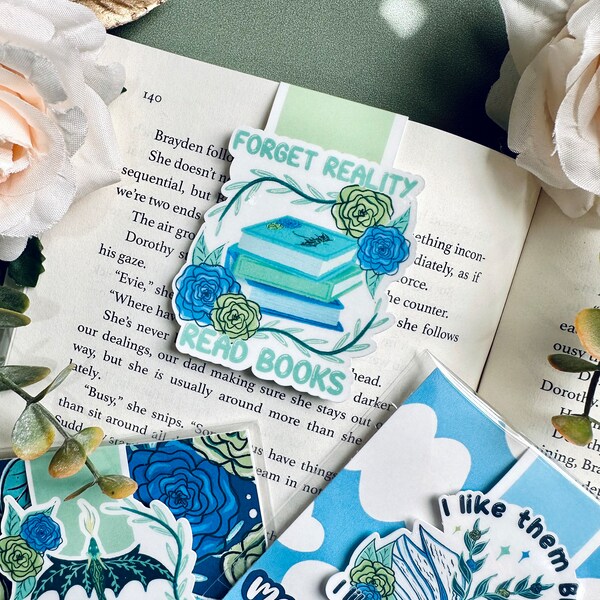 Magnetic Bookmarks - Etsy