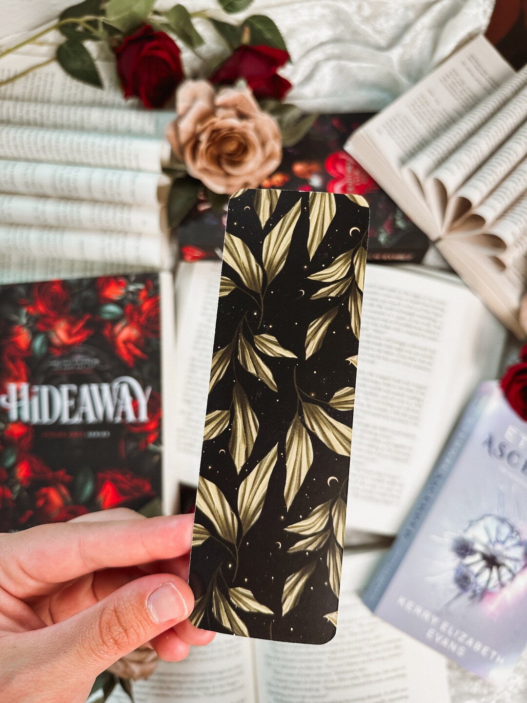 Vine Night Sky Satin Paper Bookmark | Romantasy Book Mark | Bookish ...