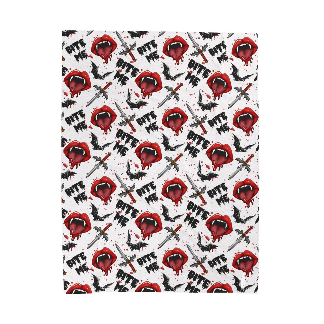 Vampire Book Throw Blanket | Fantasy Romance Reader Gift - Etsy