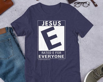 Jesus Rated E for Everyone Women's T-shirt - Etsy