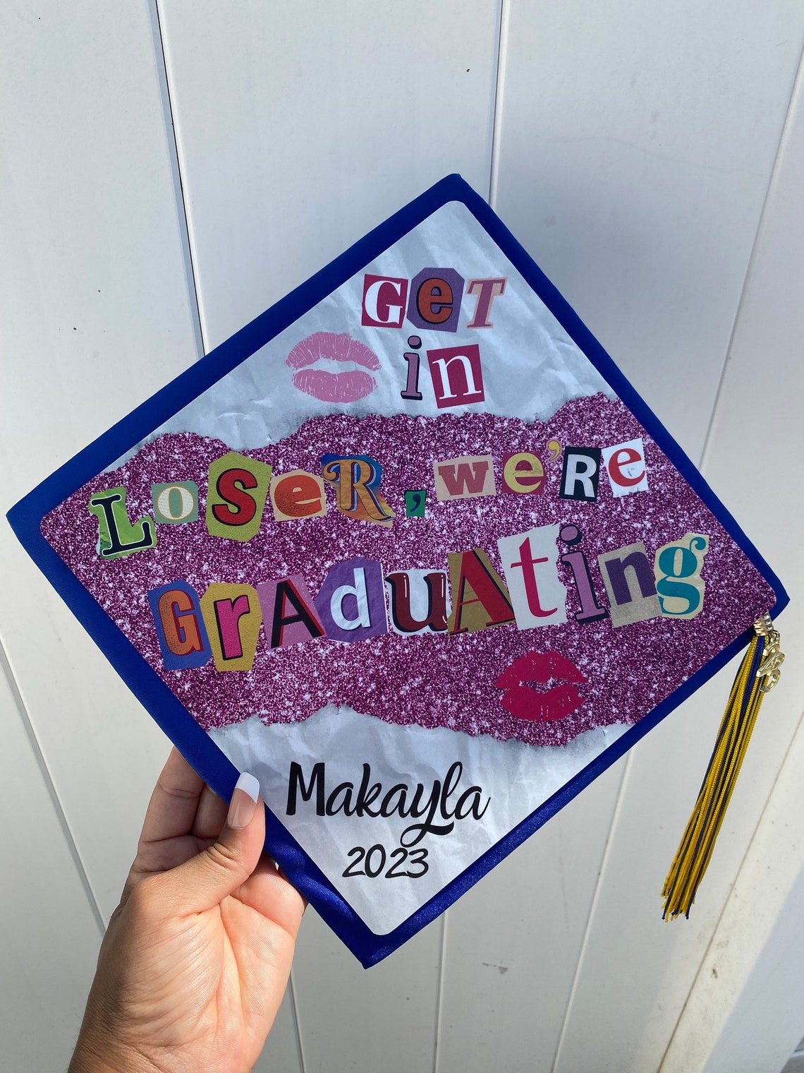 Mean Girls Grad Cap Topper| Digital Download | "get in Loser ...