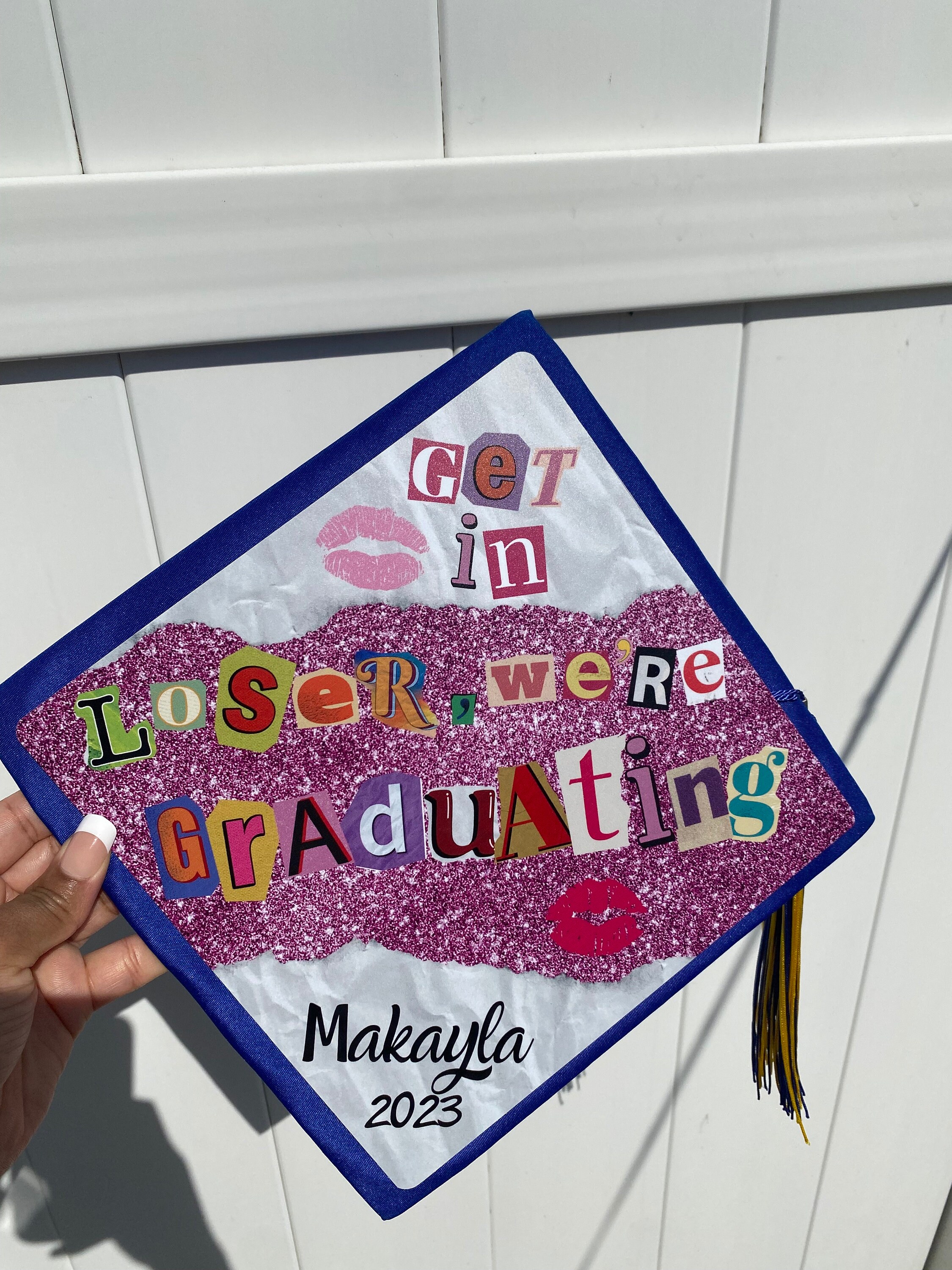 Mean Girls Grad Cap Topper| Digital Download | "get in Loser ...