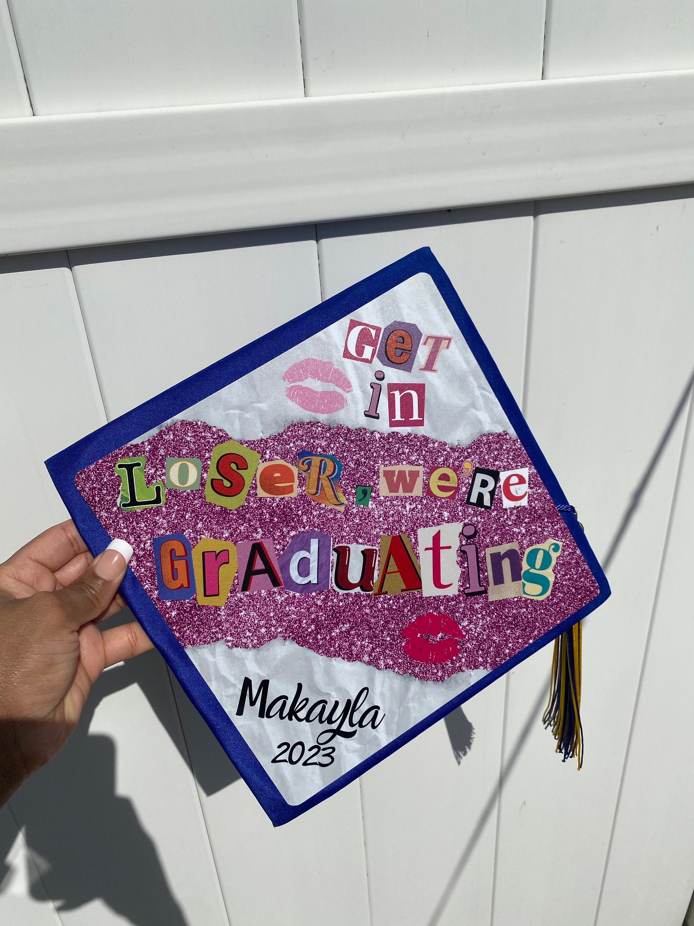 Mean Girls Grad Cap Topper| Digital Download | "get in Loser ...