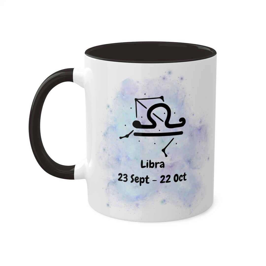Libra Zodiac Sign Constellations Coffee Mugs, 11oz Mug for Mom ...