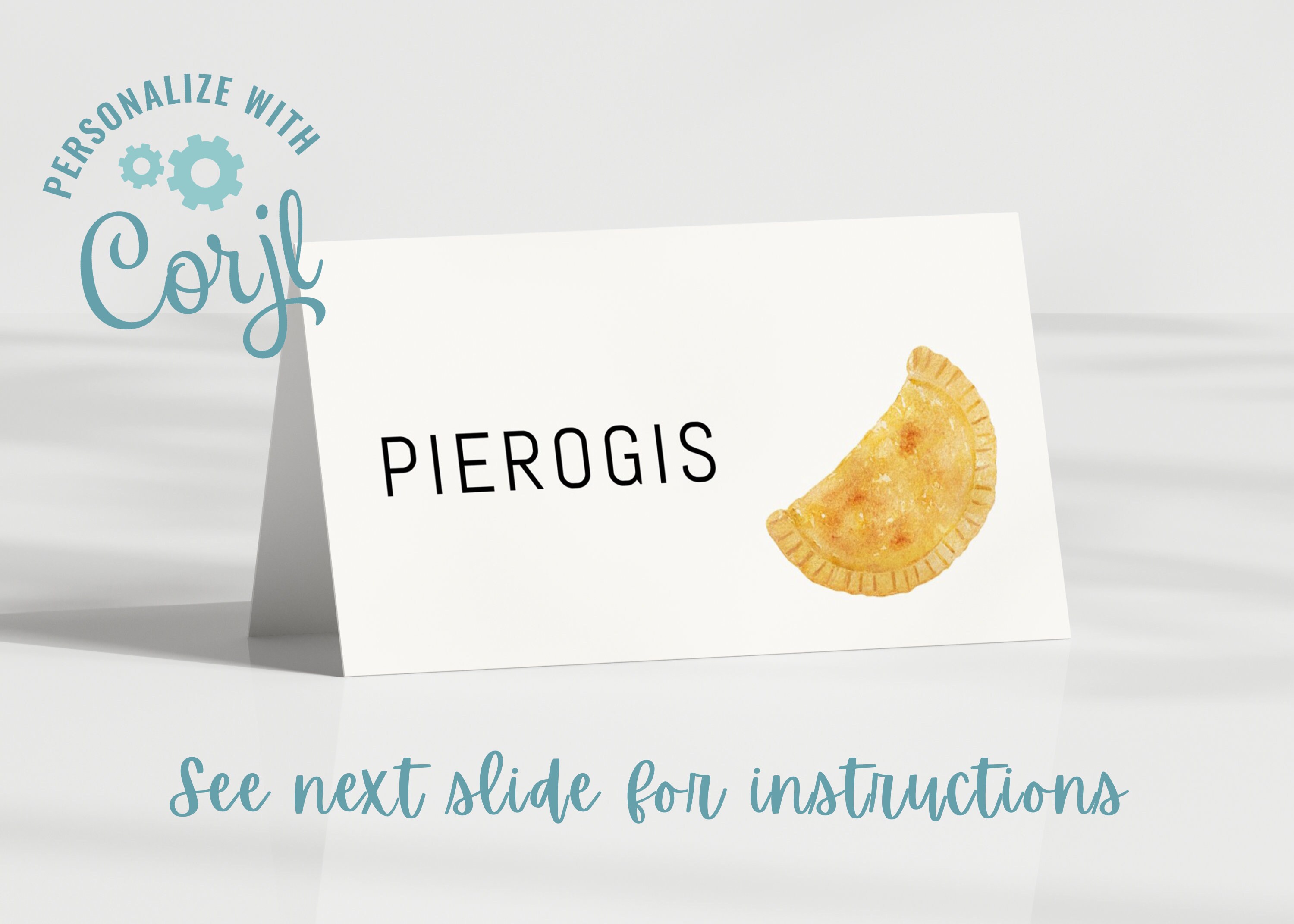 Pierogi Party Food Tents - Etsy