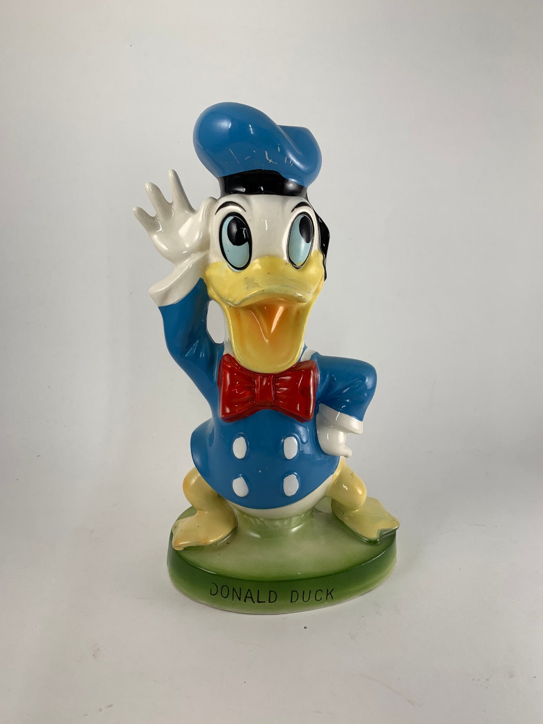 Vintage Donald Duck Ceramic Decor Lamp Figure 1960's Disney Japan DOES ...