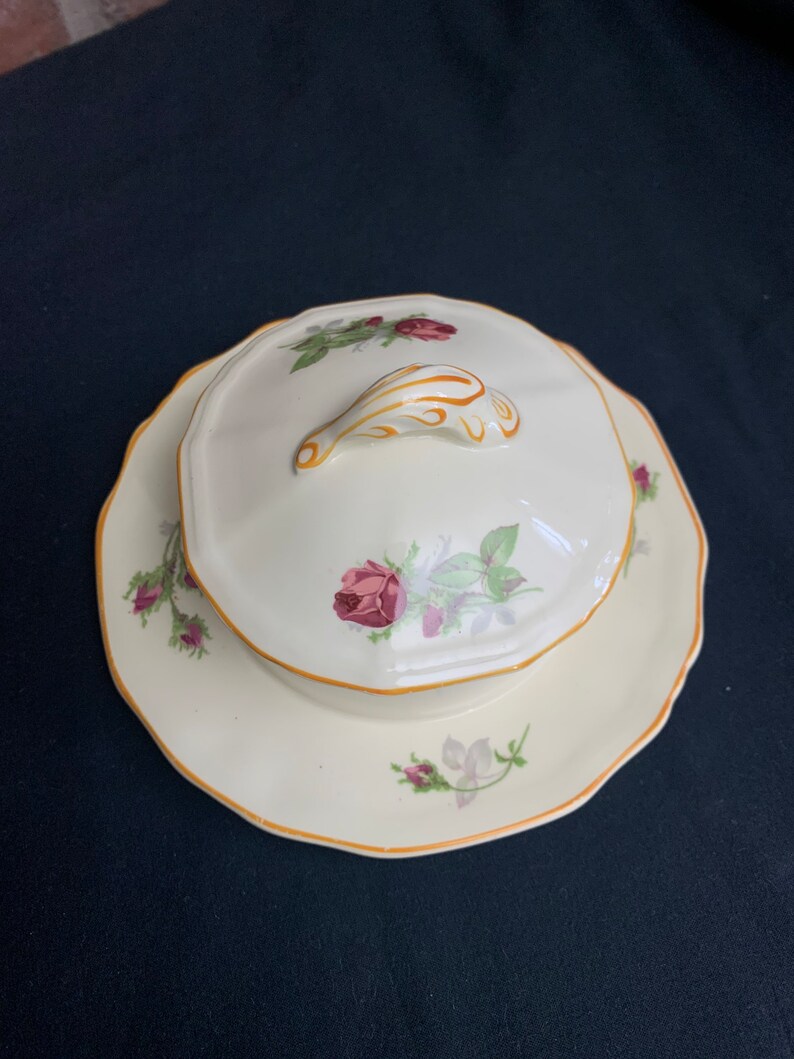 Vintage Alfred Meakin Marigold Astoria Butter Dish With Lid - Etsy