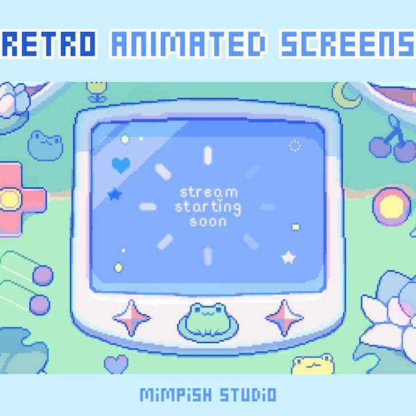 Twitch Pixel Brb Screen - Etsy