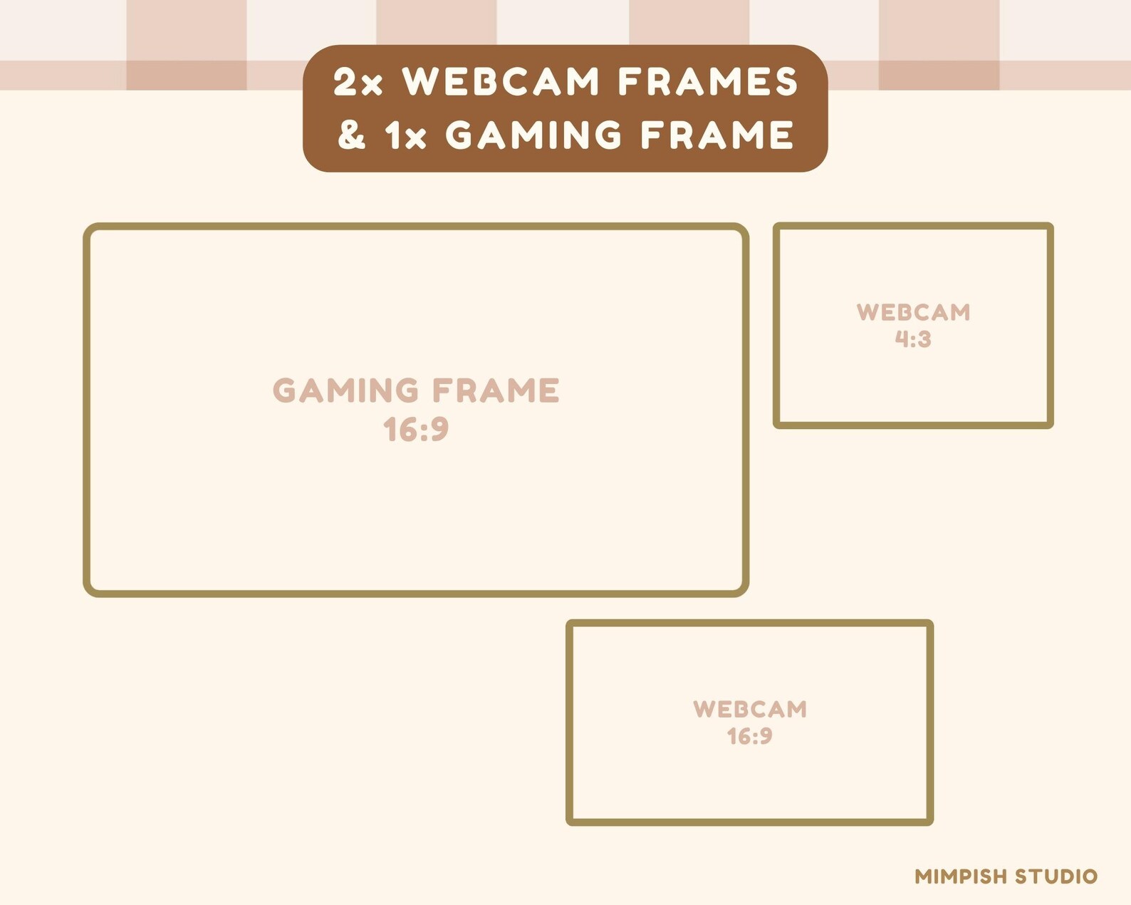 Twitch Animated Cottagecore Overlay Frog Theme Asset Comfy Overlay Cozy ...