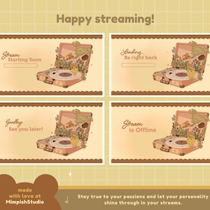 Stream Screens Animated Package Frog | (starting Screen, Ending Screen ...