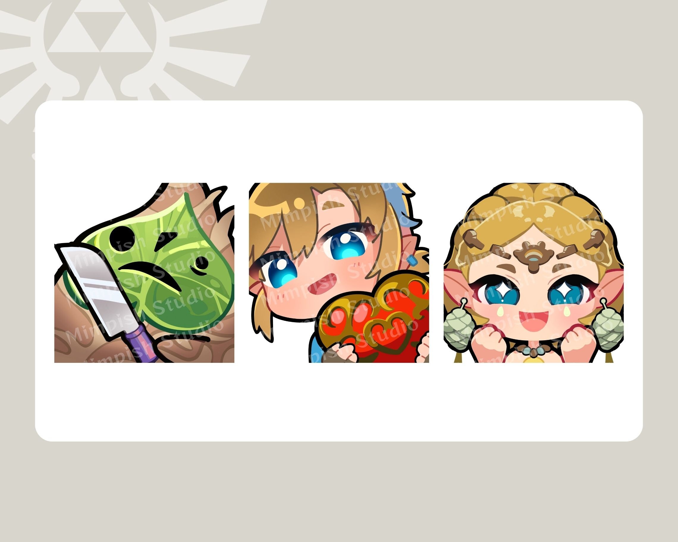 Link Zelda Emote | Tears of the Kingdom TOTK BOTW Emote - Etsy