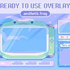 Twitch Screens Animated Frog Retro Pixel Cottagecore | Cozy Aesthetics ...