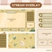 Twitch Animated Cottagecore Overlay Frog Theme Asset Comfy Overlay Cozy ...