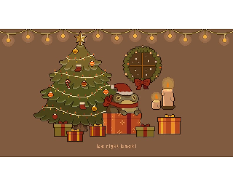 Christmas Stream Screens Animated Package (starting Screen, Ending ...