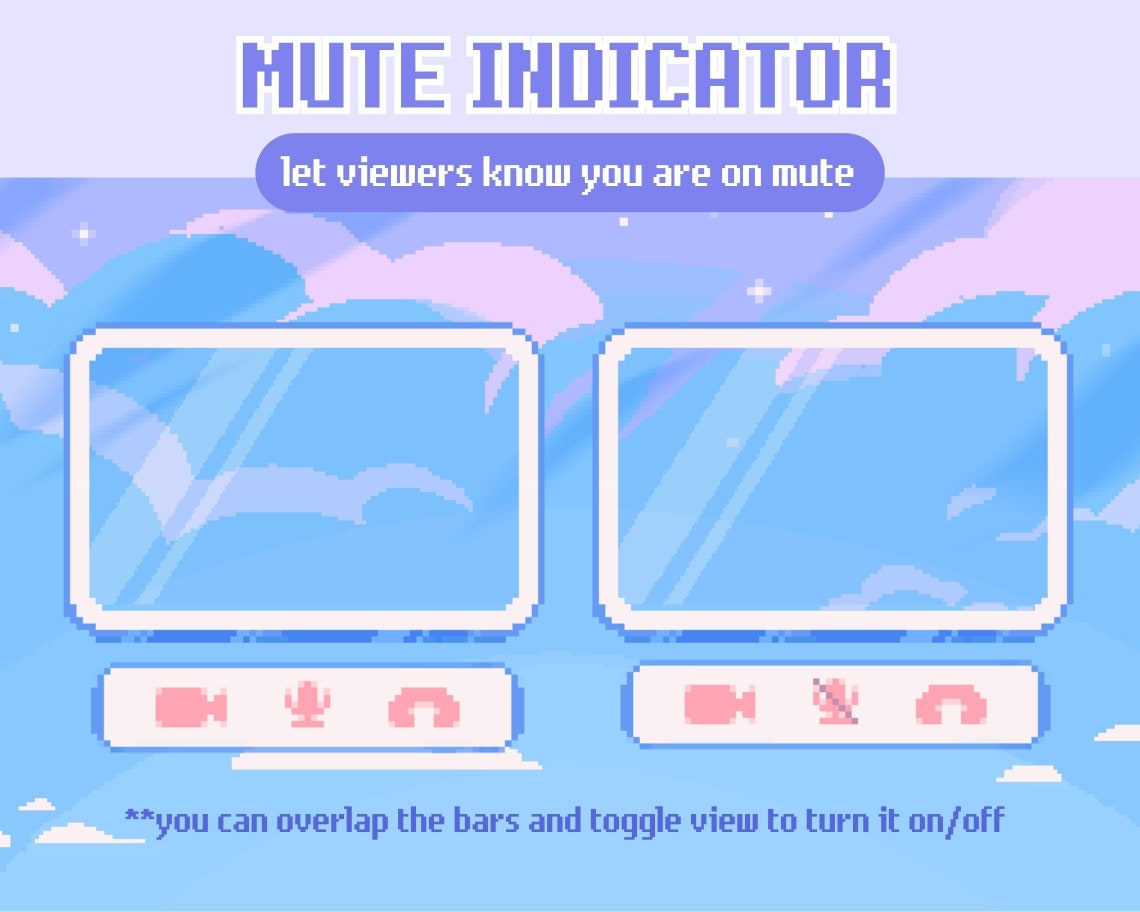Twitch Overlay Animated Stream Overlay Pixel Frog Cute - Etsy Australia
