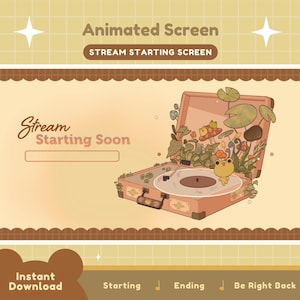 Stream Screens Animated Package Frog | (starting Screen, Ending Screen ...
