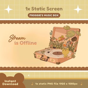 Stream Screens Animated Package Frog | (starting Screen, Ending Screen ...