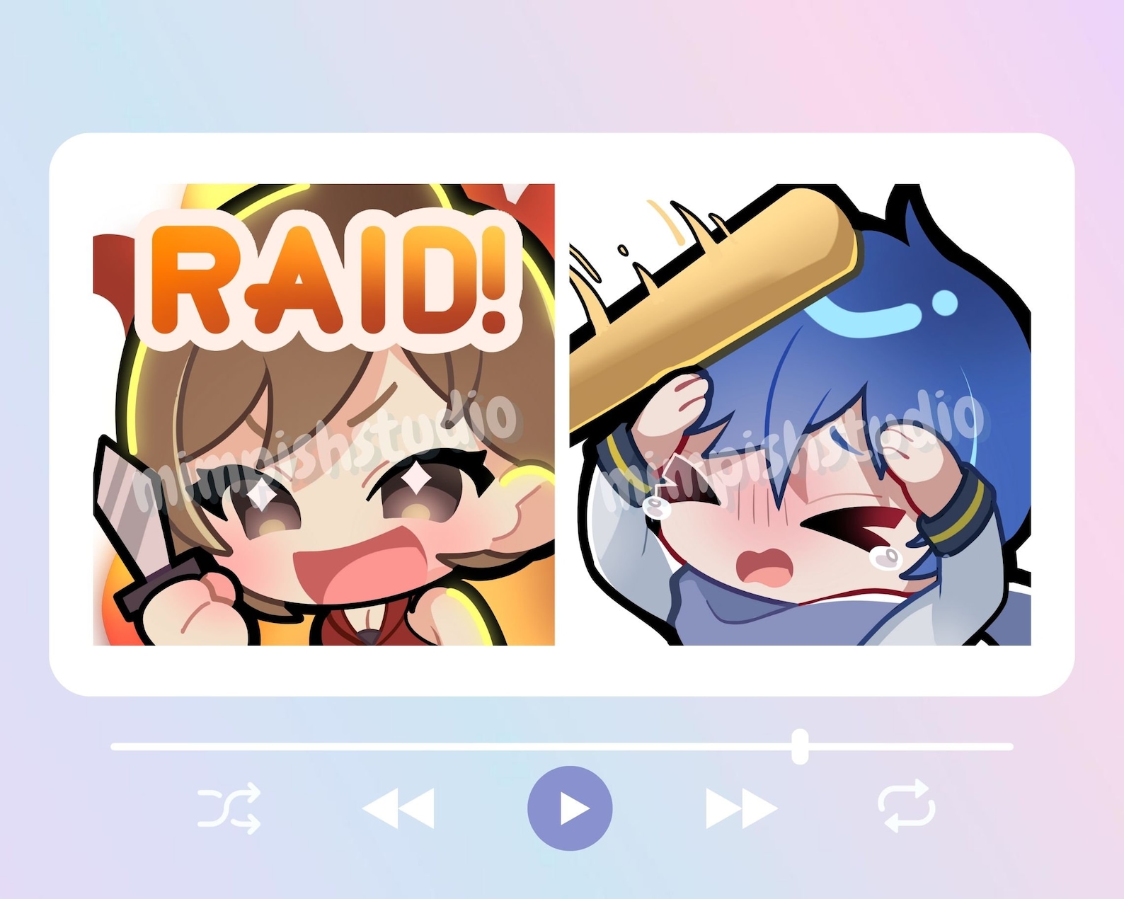 Cute Vocaloid Emotes for Twitch Youtube Discord | P2U Emotes | Rin Len ...