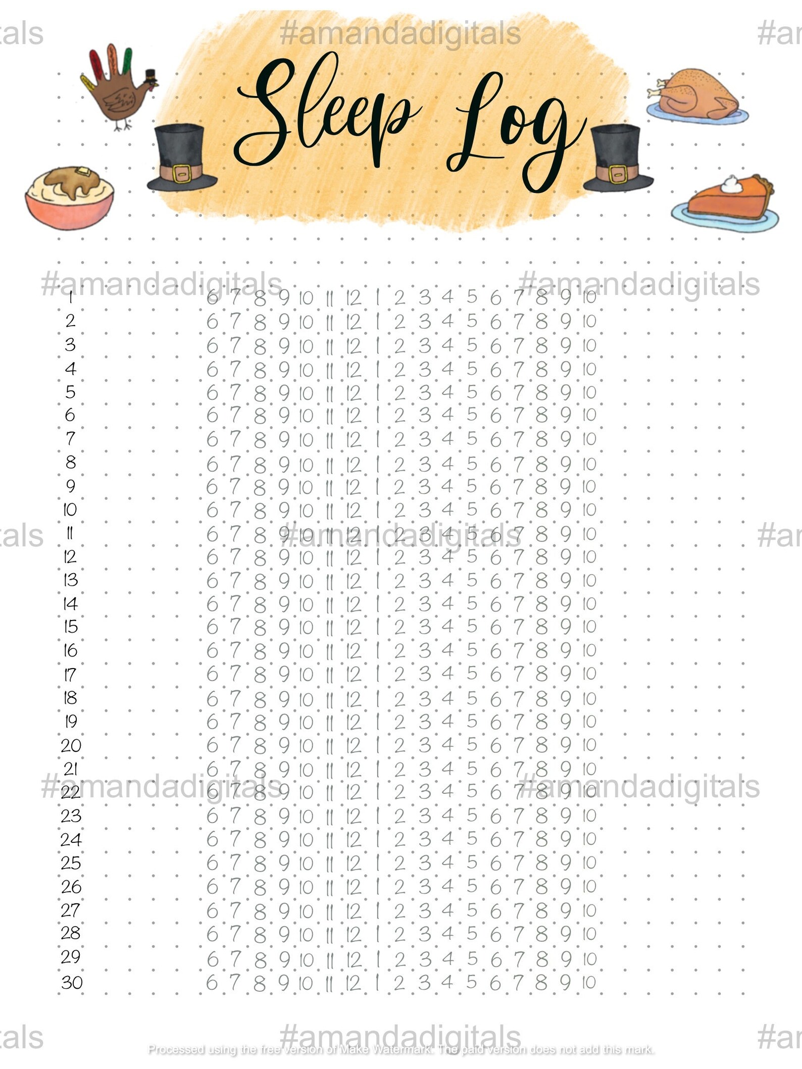 November 2024 Digital Bullet Journal - Etsy