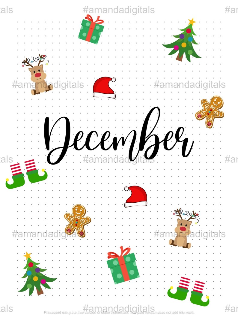December 2024 Digital Bullet Journal - Etsy