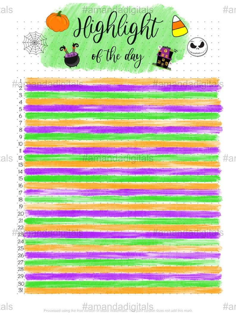 October 2024 Digital Bullet Journal - Etsy