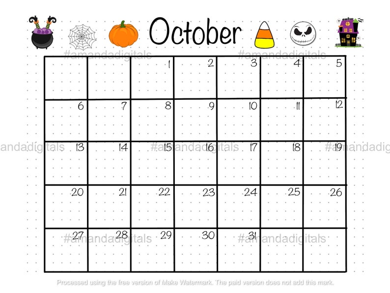 October 2024 Digital Bullet Journal - Etsy