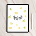 August 2024 Digital Bullet Journal - Etsy