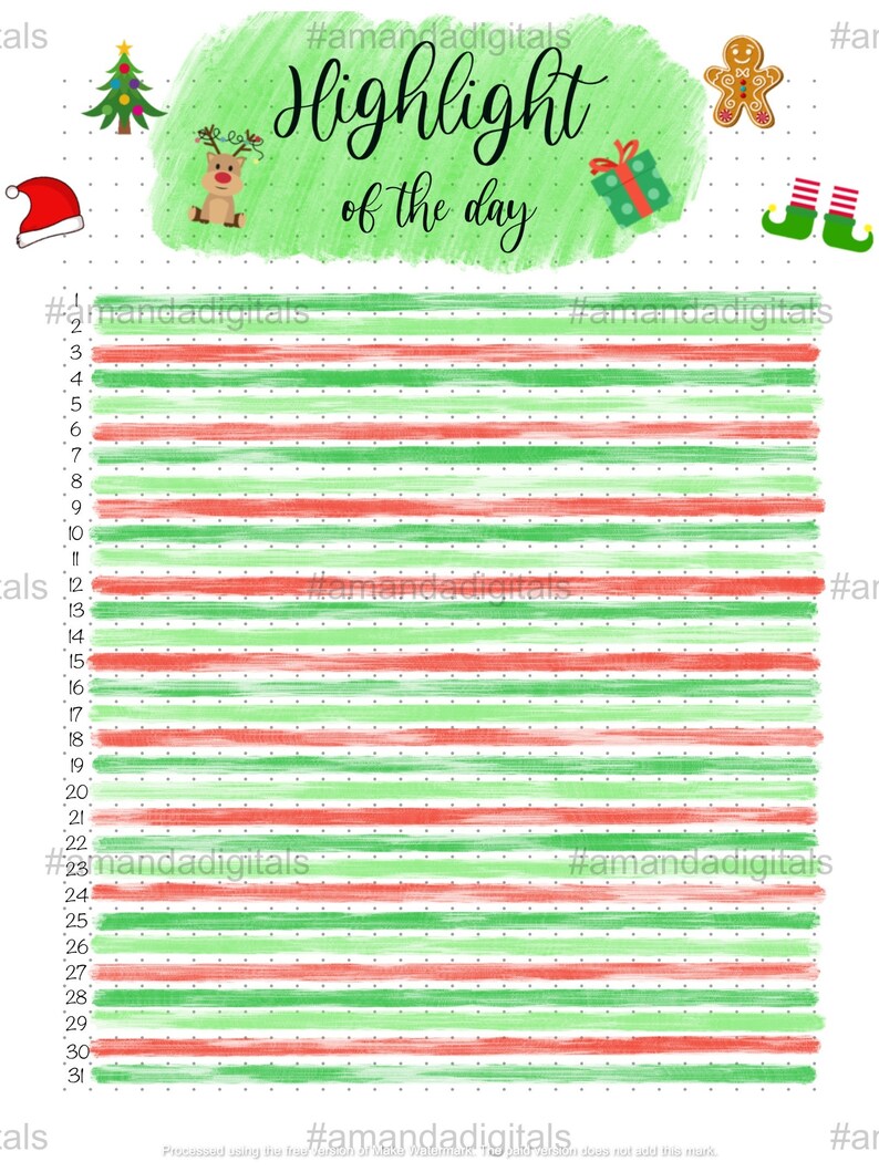 December 2024 Digital Bullet Journal - Etsy