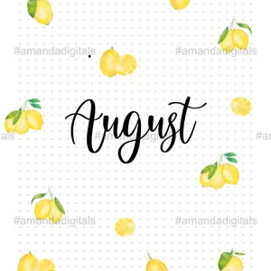 August 2024 Digital Bullet Journal - Etsy