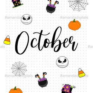 October 2024 Digital Bullet Journal - Etsy